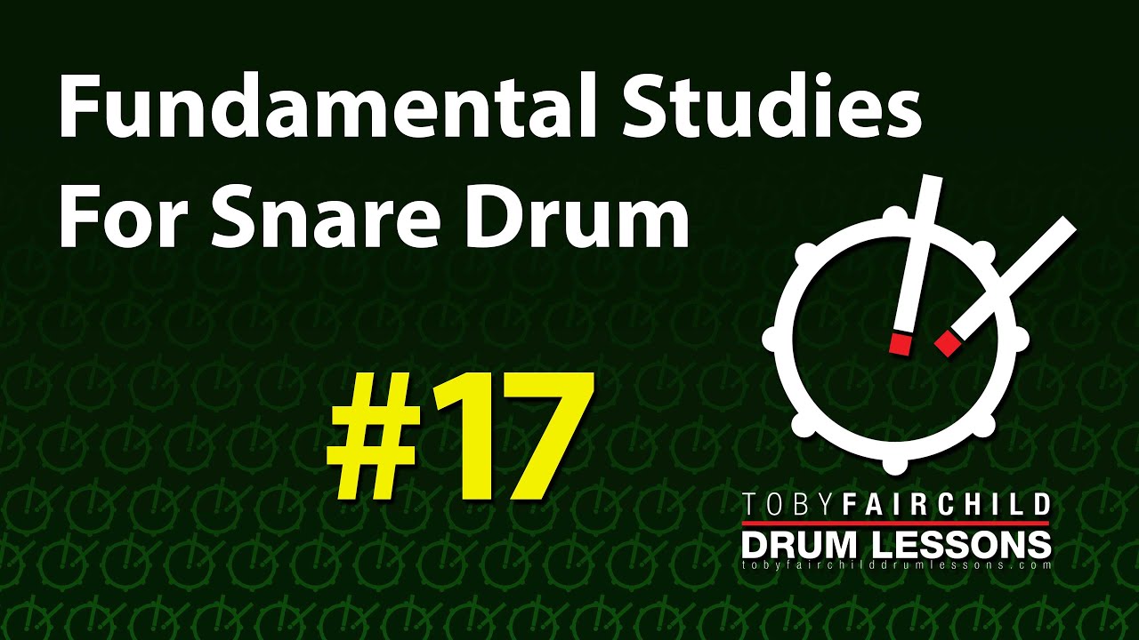 Fundamental Studies For Snare Drum #17 - YouTube