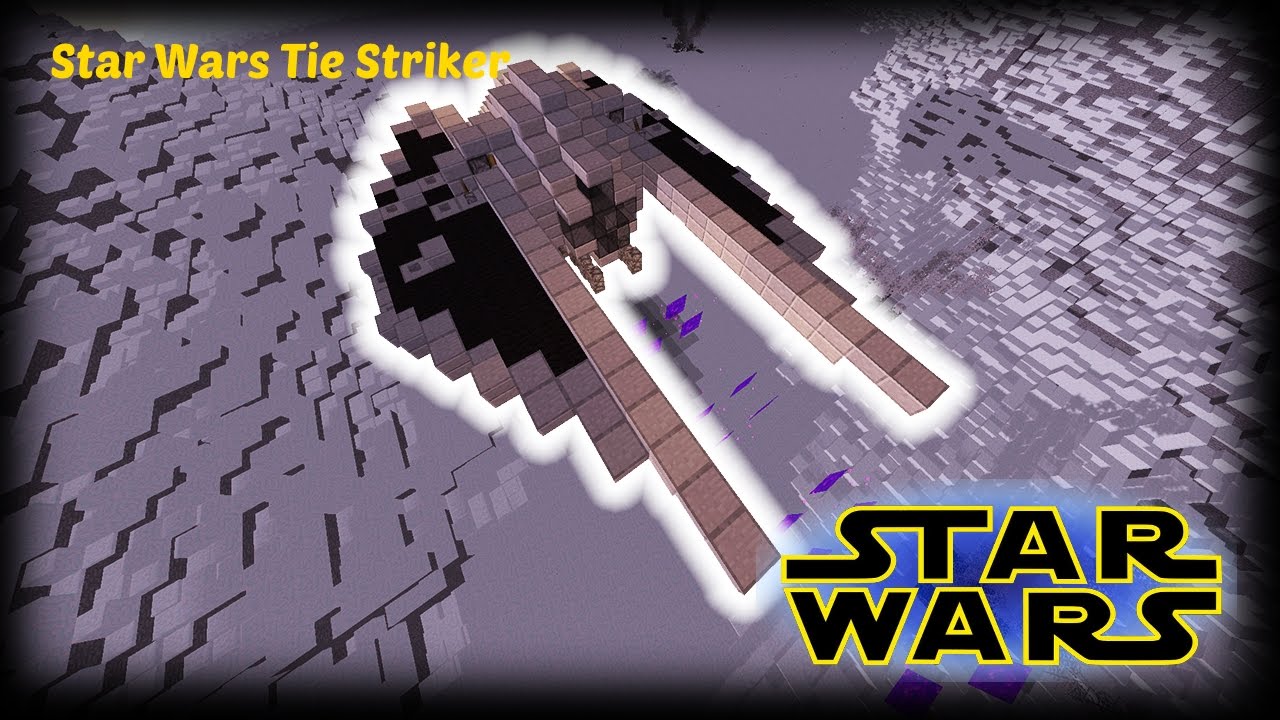 Minecraft - How to build Rogue One: A Star Wars Story Tie Striker - YouTube