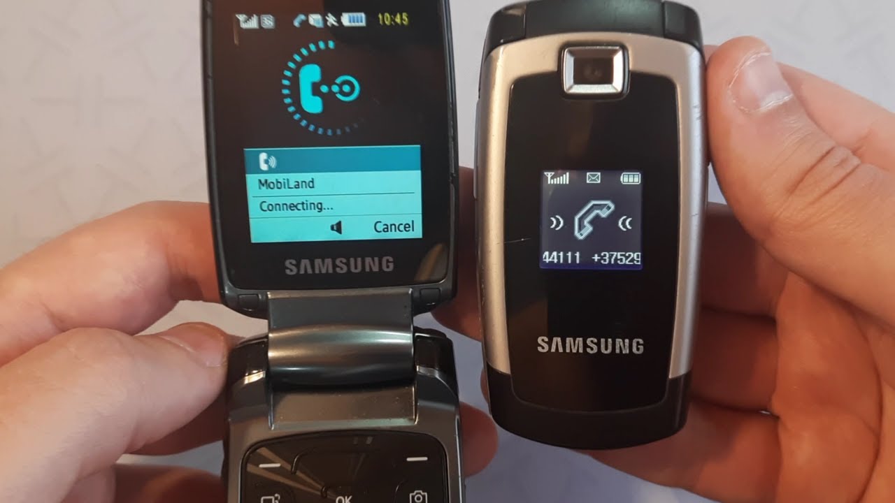 Incoming call & Outgoing call at the Same Time Samsung S5510 + Samsung ...