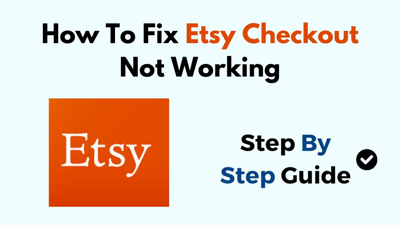 How To Fix Etsy Checkout Not Working - YouTube