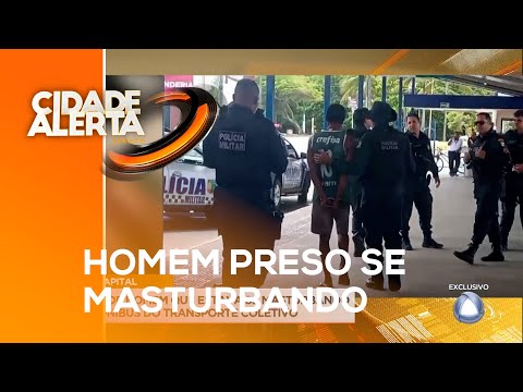 Polícia prende homem que estava se masturbando dentro de ônibus do transporte coletivo em Aracaju