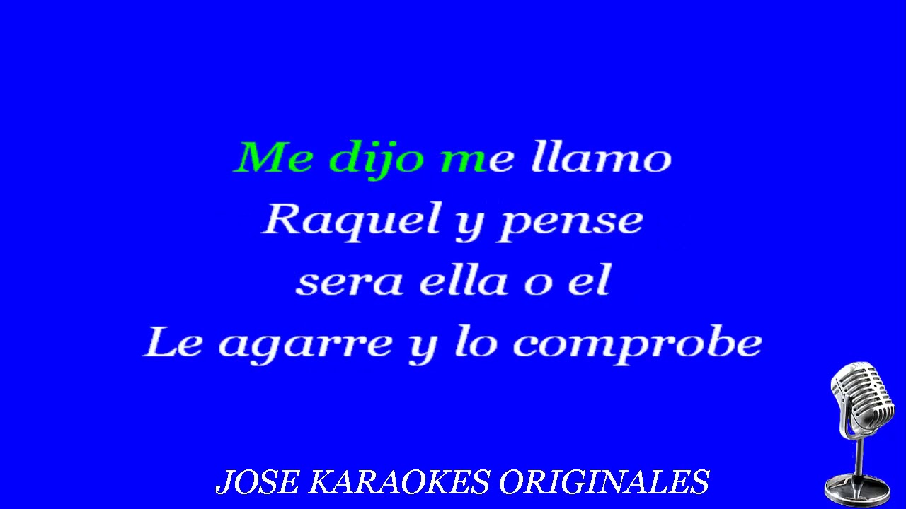 ME LLAMO RAQUEL BANDA MACHOS KARAOKE DEMO - YouTube