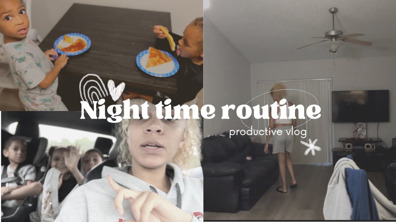 Night Time Routine | Busy Schedule With the Kids - YouTube
