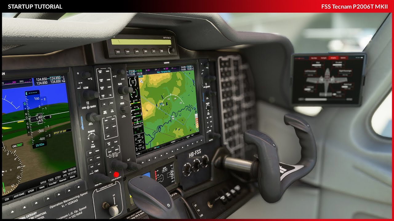 Tecnam P2006T - Startup Tutorial - YouTube