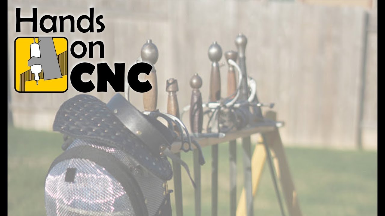 Making a Sword Rack on a CNC Router - YouTube