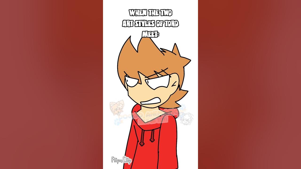 When The Two Art Styles Of Tords Meet Eddsworld Shorts Very Lazy Lol Youtube