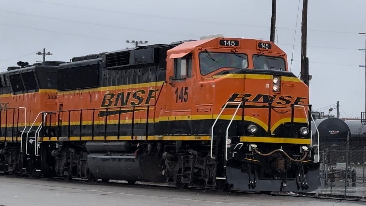 BNSF Local switching on the Harbor Sub at Watson Yard! - YouTube