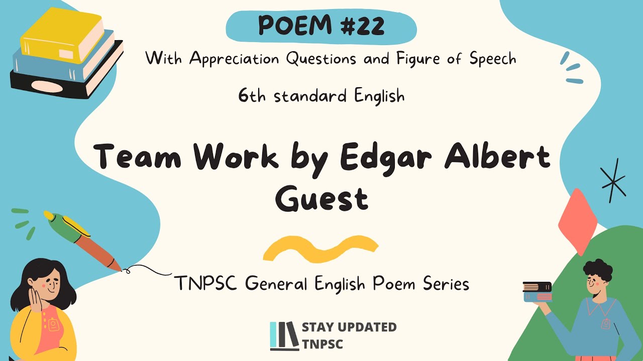 Team Work from 6th English TNPSC General English Poem Series 🤩Complete ...