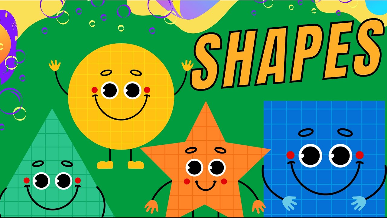 LEARN SHAPES for kids | Can you guess the shape quiz I Learn 2D shapes ...