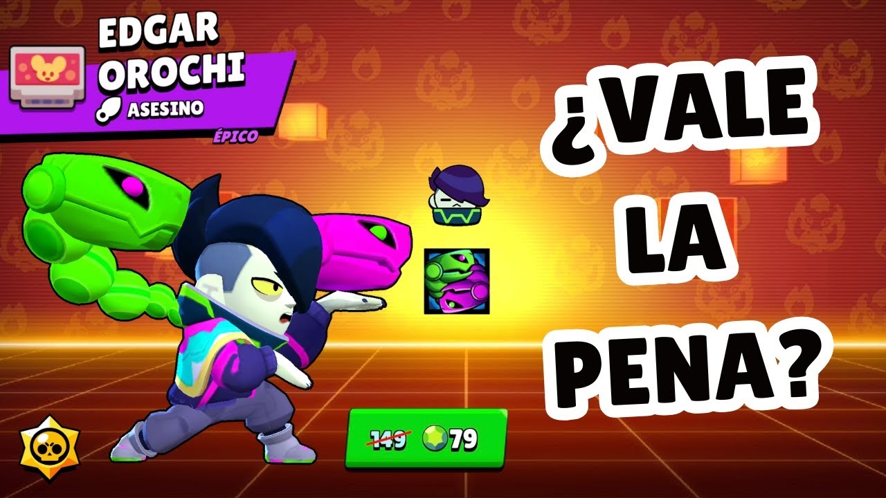 ¿Vale La Pena Comprar la Skin de Edgar Orochi? | Brawl Stars - YouTube
