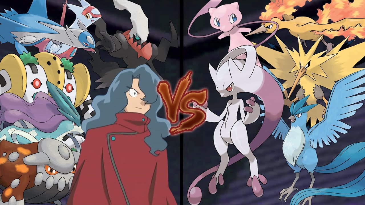 Pokemon Legendary Battle: Tobias Vs Kanto Legendary Pokemon - YouTube
