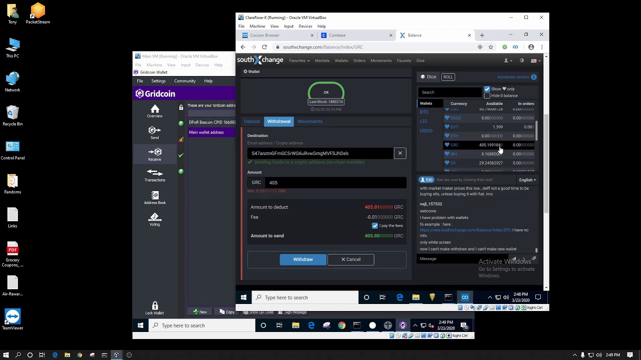 How to buy Gridcoin and setup the wallet to receive Distributed Compute ...