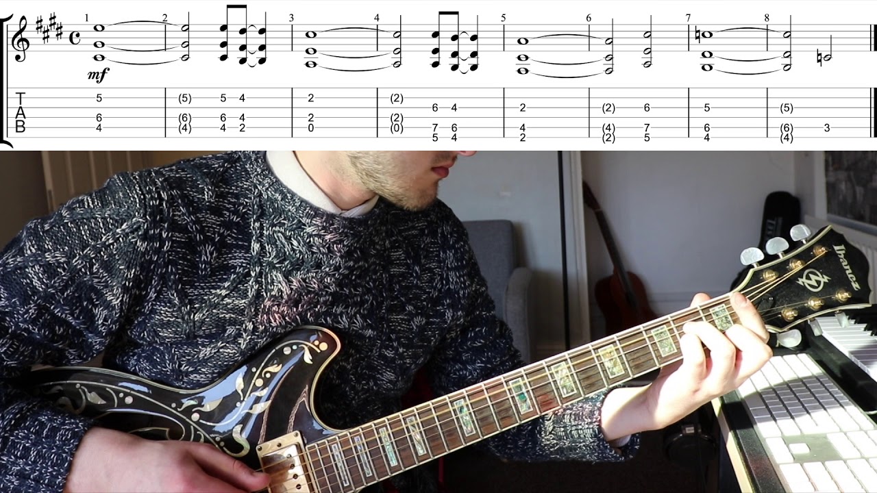 7 Rings-Ariana Grande Guitar Lesson With FREE tab and notation - YouTube