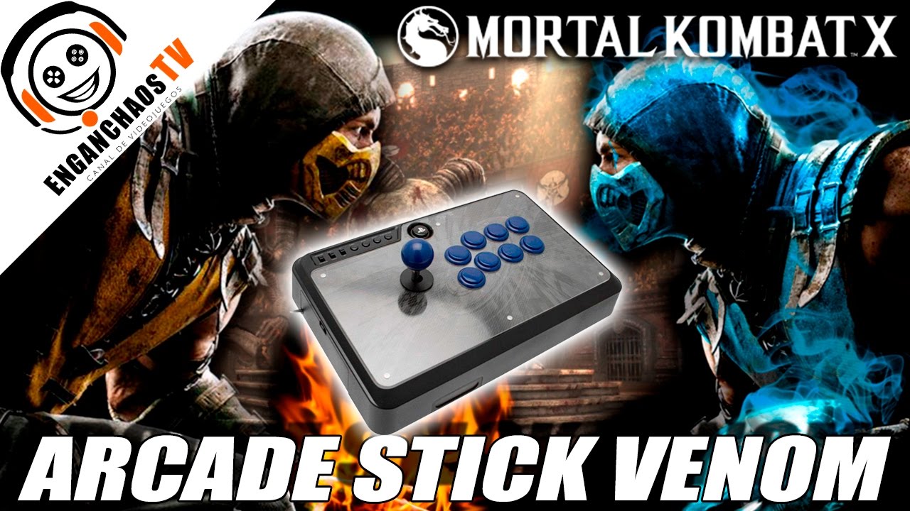 Mortal Kombat X con Arcade Stick Venom - Ps4Pro - YouTube
