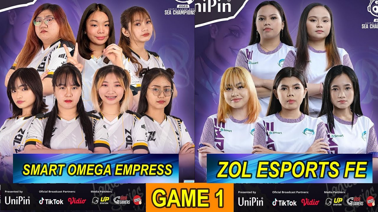 MATCH ADU BANTENG LADIES PH !! SMART OMEGA EMPRESS VS ZOL ESPORTS FE GAME 1 - YouTube