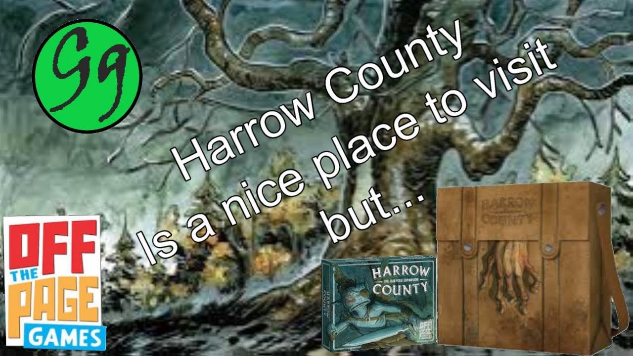 GG Unboxing Harrow County Satchel edition by Off Page Games - YouTube