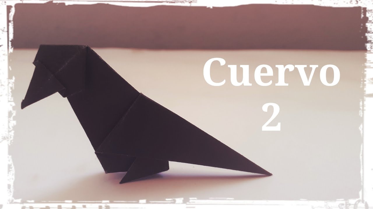 Cuervo de Papel 2 - Origami - YouTube