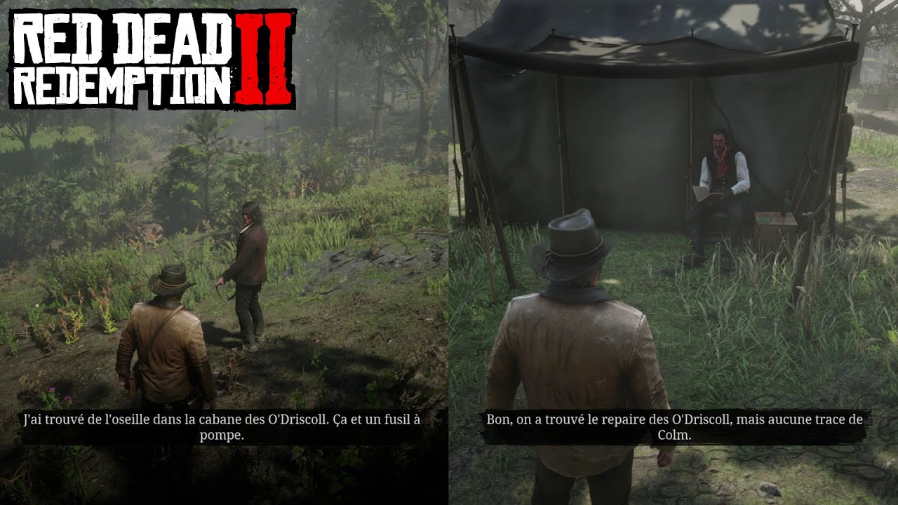 RDR2 - Arthur raconte l'attaque du camp O'driscoll - Dialogue caché ...