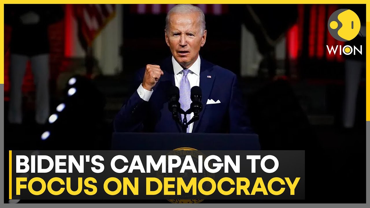 Joe Biden to speak at Valley Forge about US democracy | WION - YouTube