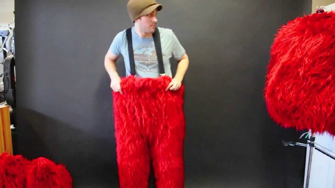 Monster Mascot suit built by Luna's Puppets - YouTube