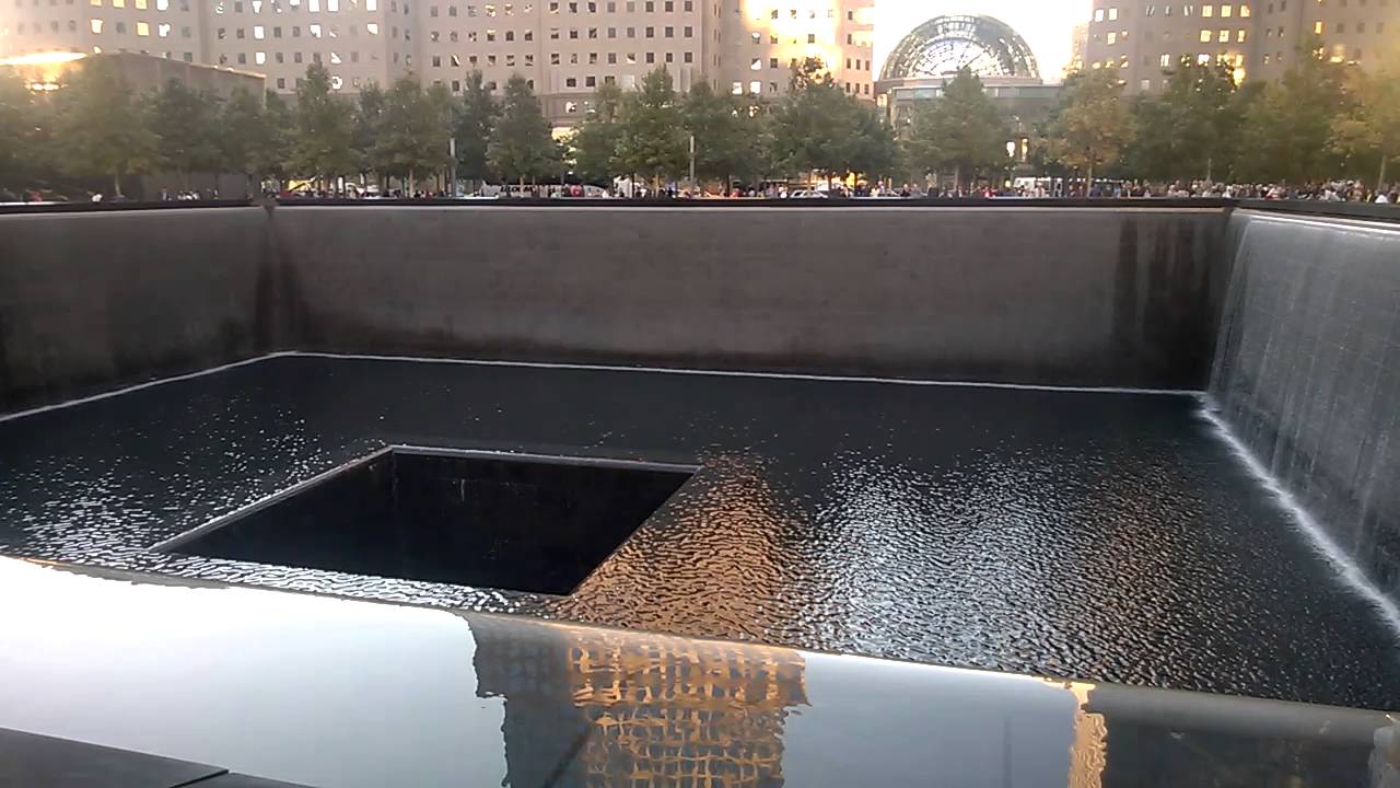 World Trade Center Memorial Pool - YouTube