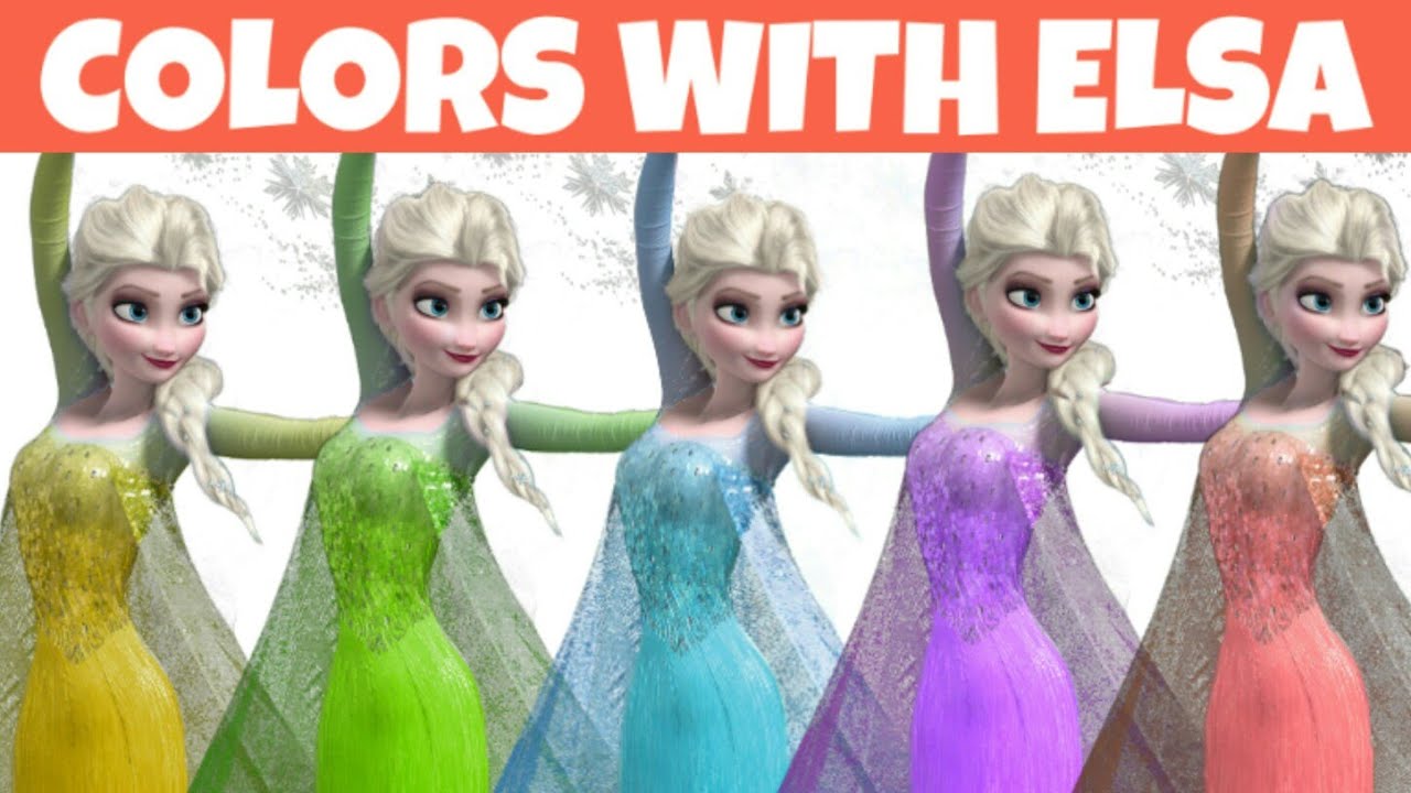 Disney Frozen Dress Color | Frozen - YouTube