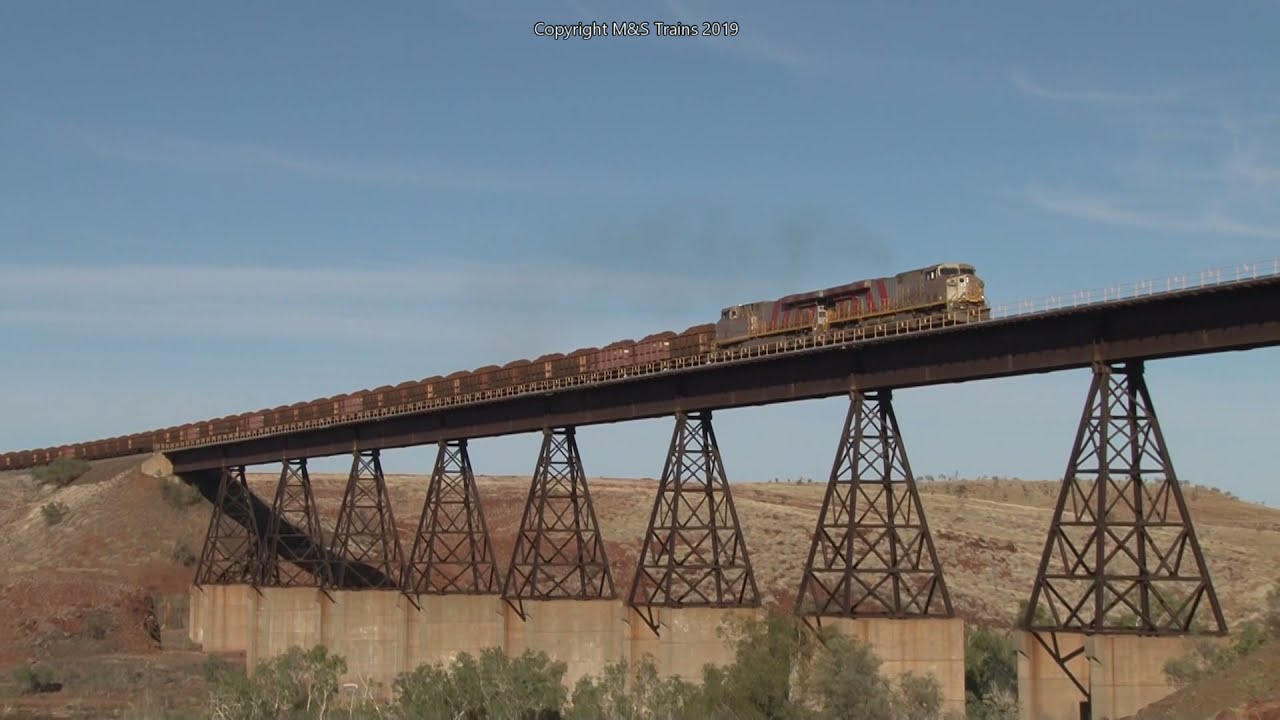 Biggest Railway Bridge in the Pilbara: Rio Tinto Deepdale Iron Ore ...