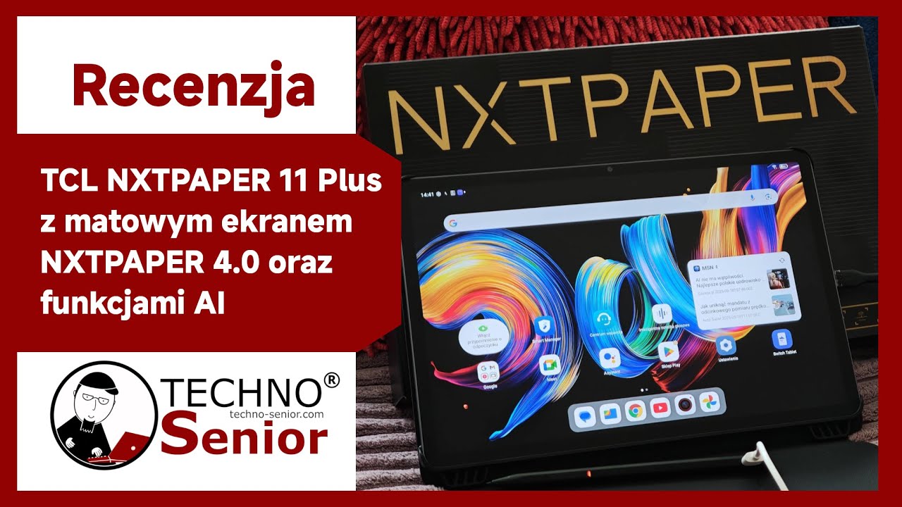 TCL NXTPAPER 11 Plus z matowym ekranem NXTPAPER 4.0 oraz funkcjami AI ...