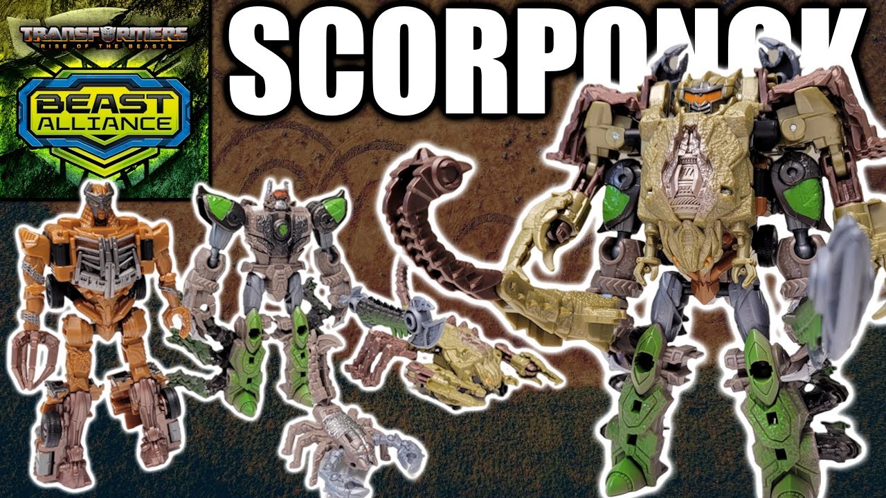 Beast Alliance Mega Combiner: Super Scourge Scorponok - YouTube