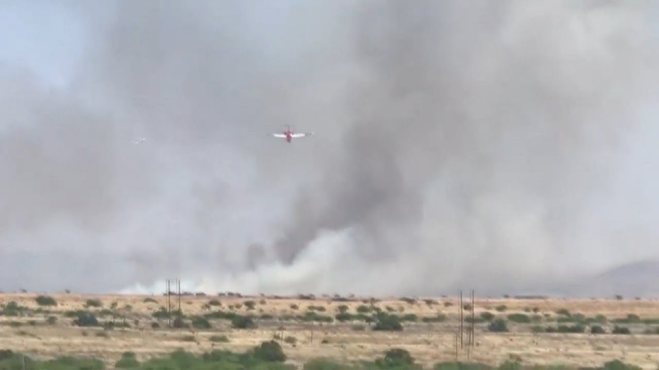 Huachuca City prepares to evacuate as Western Hemp Fire spreads - YouTube