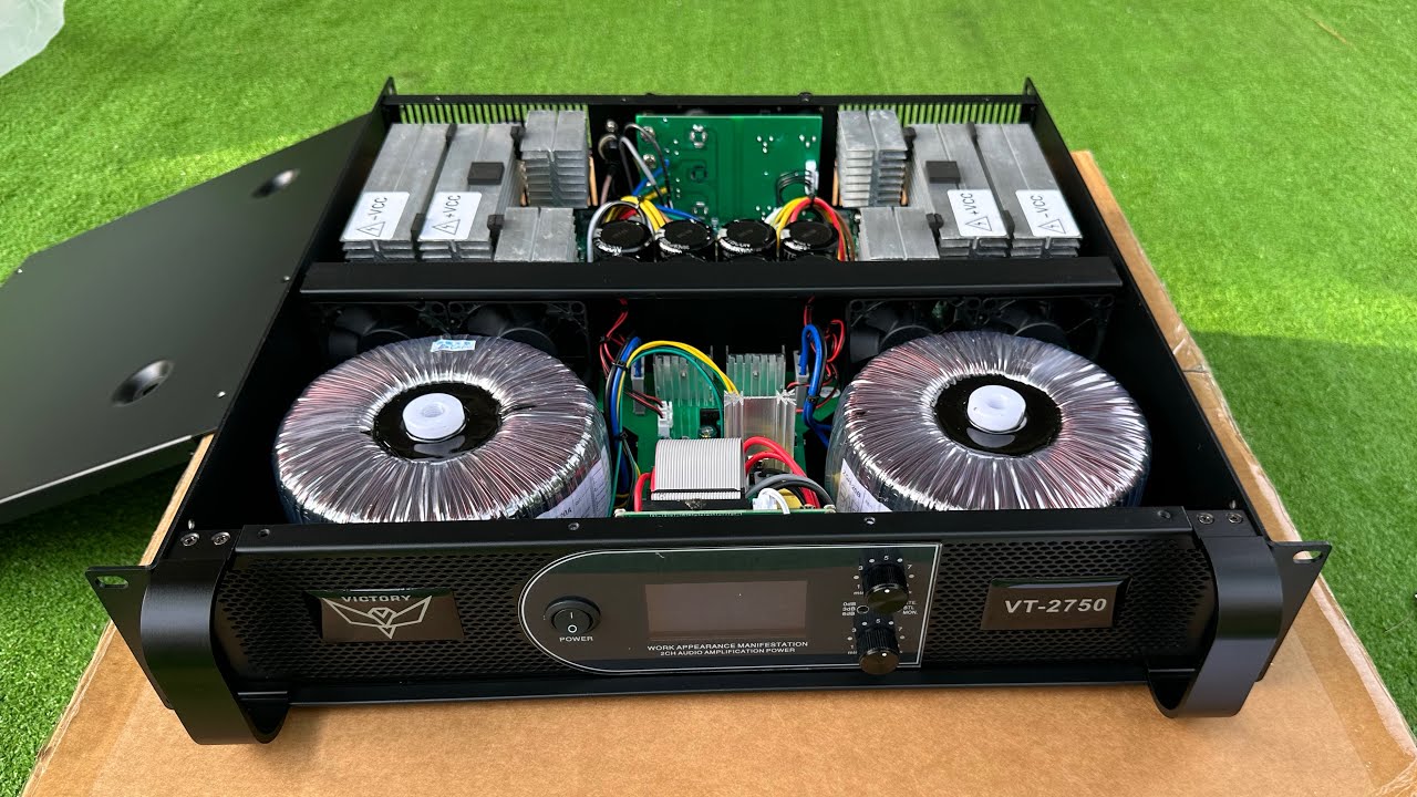 Main Victory VT-2750 Class TD 750W/8ohm. Bao êm. Không nóng - không kêu, tiếng rất hay. BH 12 ...