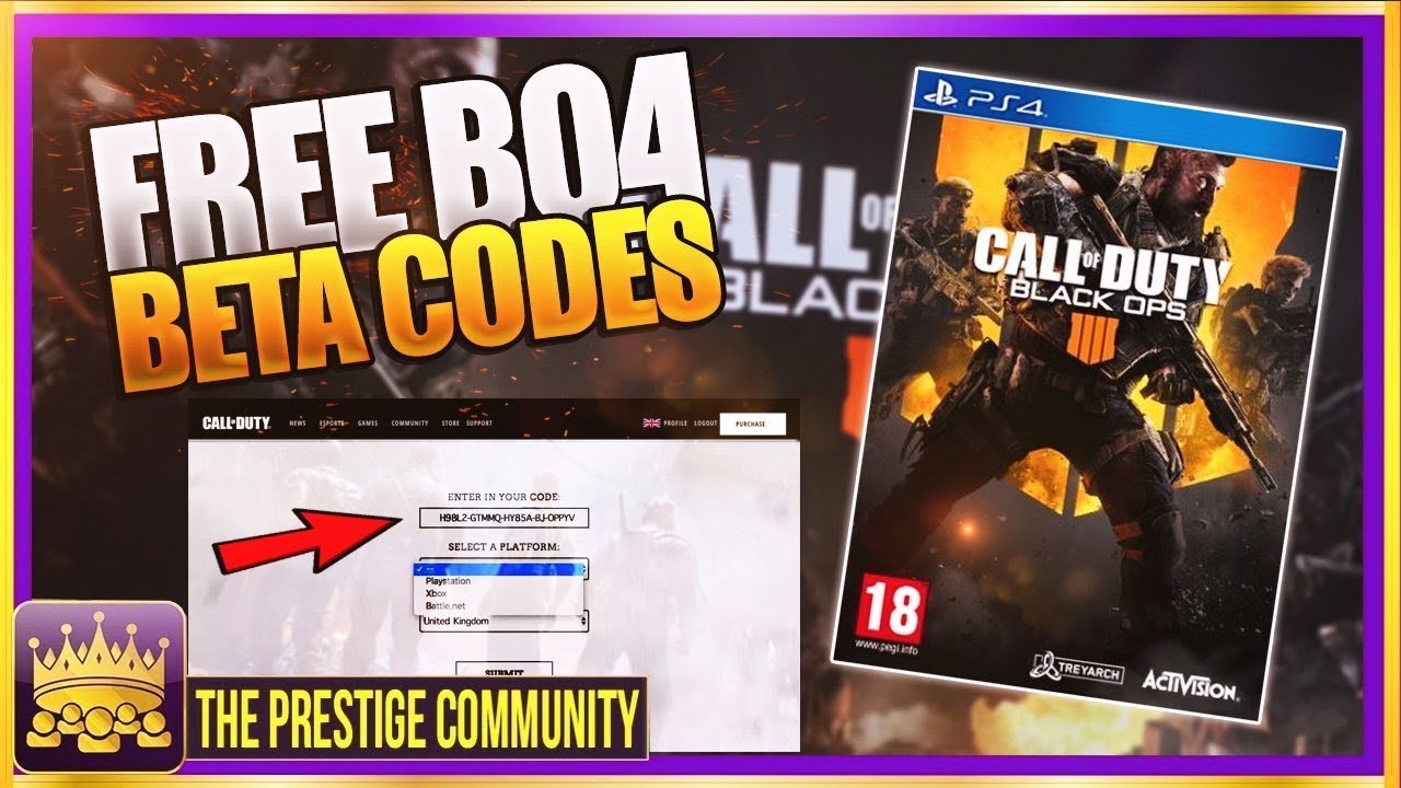 💥 HOW TO DOWNLOAD BLACK OPS 4 BETA FOR FREE! *Working August 2018* (FREE BO4 BETA Codes Tutorial ...