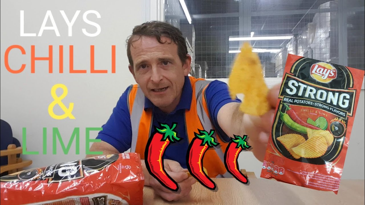 Lays Strong Chilli & Lime Flavoured Chips - YouTube