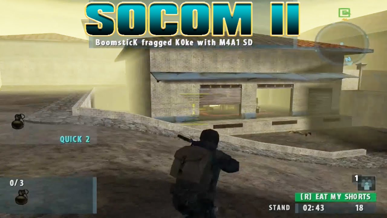 Crossroads 13 KILL Game on SOCOM 2 *How To Play In Description* - YouTube