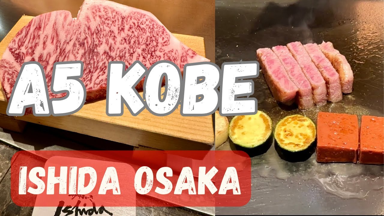 A5 Kobe beef at Ishida Osaka: 150g for $120 USD!! - YouTube