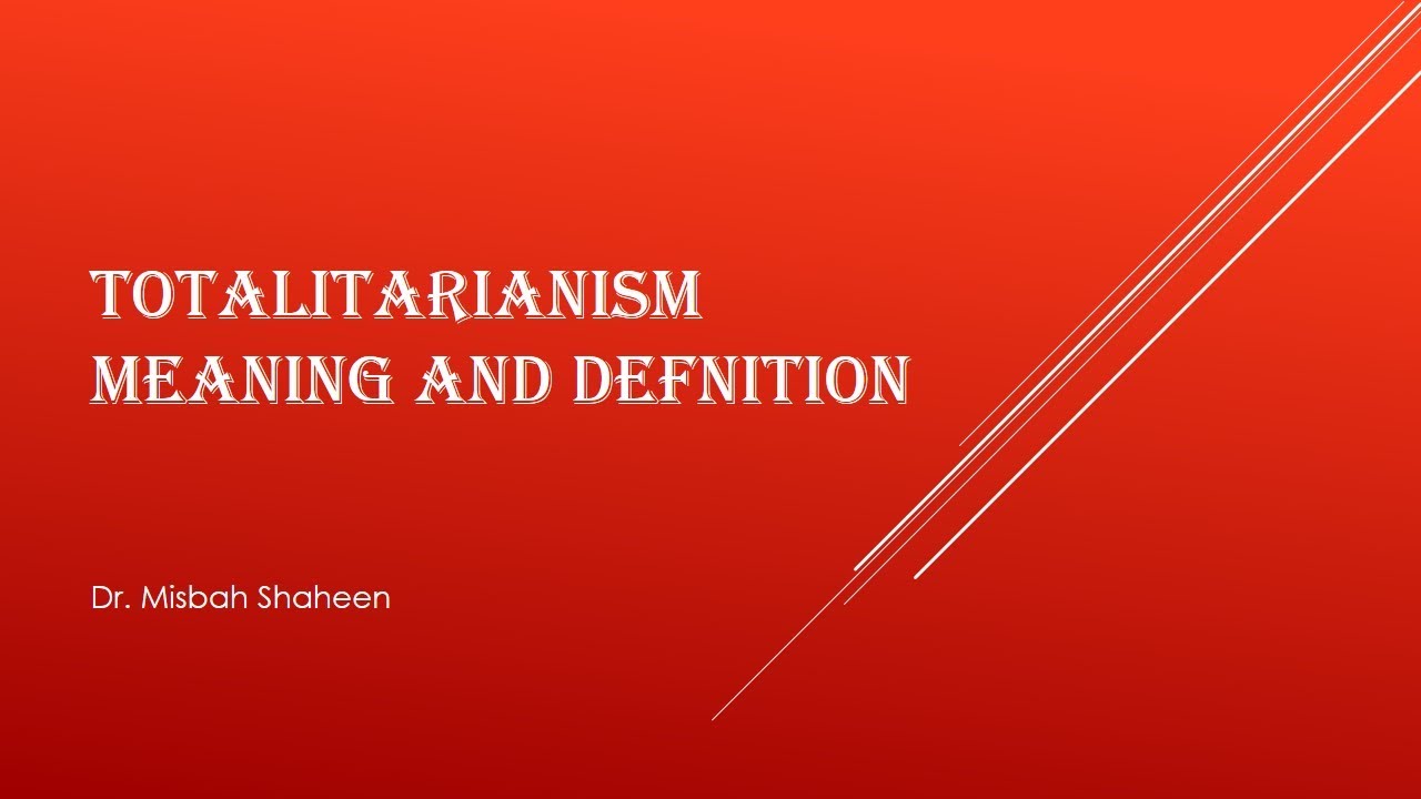 Totalitarianism Meaning and Definition in Hindi and Urdu || Autocracy ...