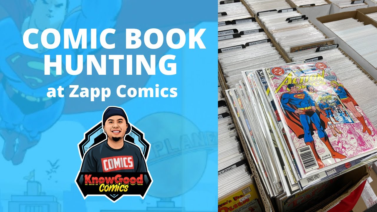 Comic Book Hunting at Zapp Comics! Here's What I Found - YouTube