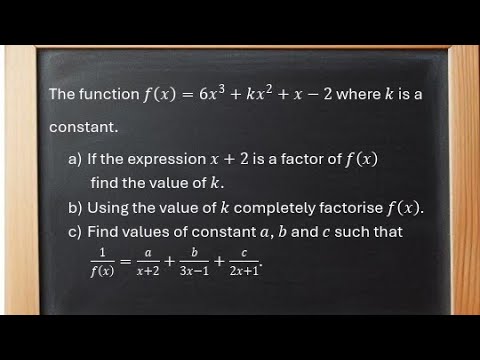 Solving NSMQ Problem of the Day: Polynomial function and Partial fraction - YouTube