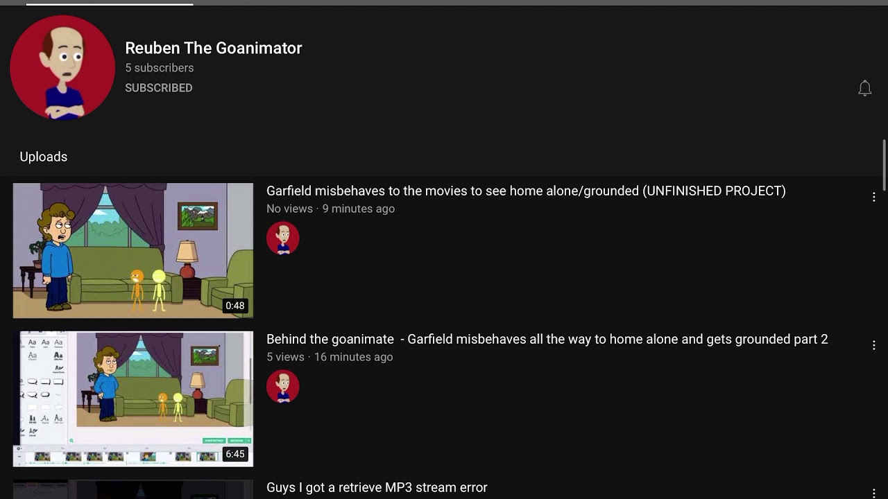 Shoutout to Reuben the goanimator - YouTube