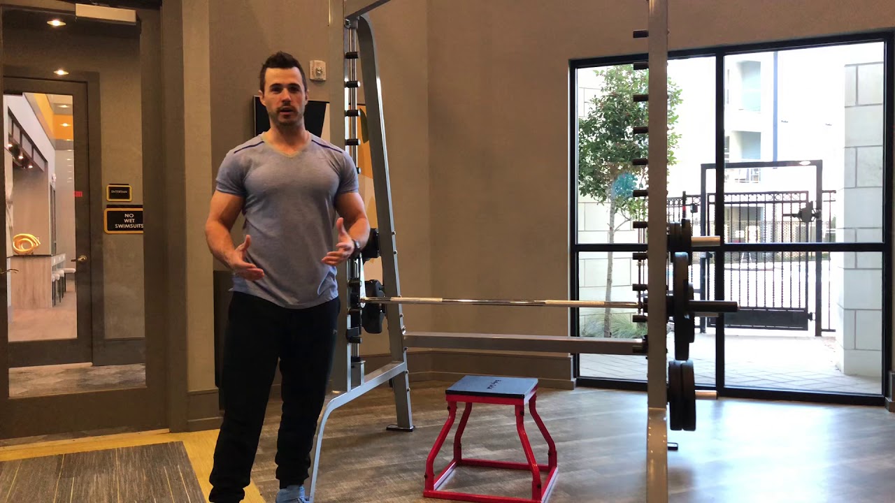Smith Machine Block Pull - YouTube
