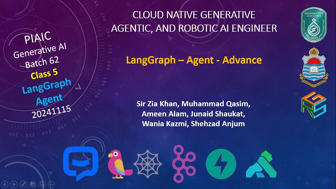 PIAIC LangGraph-Agent-Advance Class 05 20241115 - YouTube