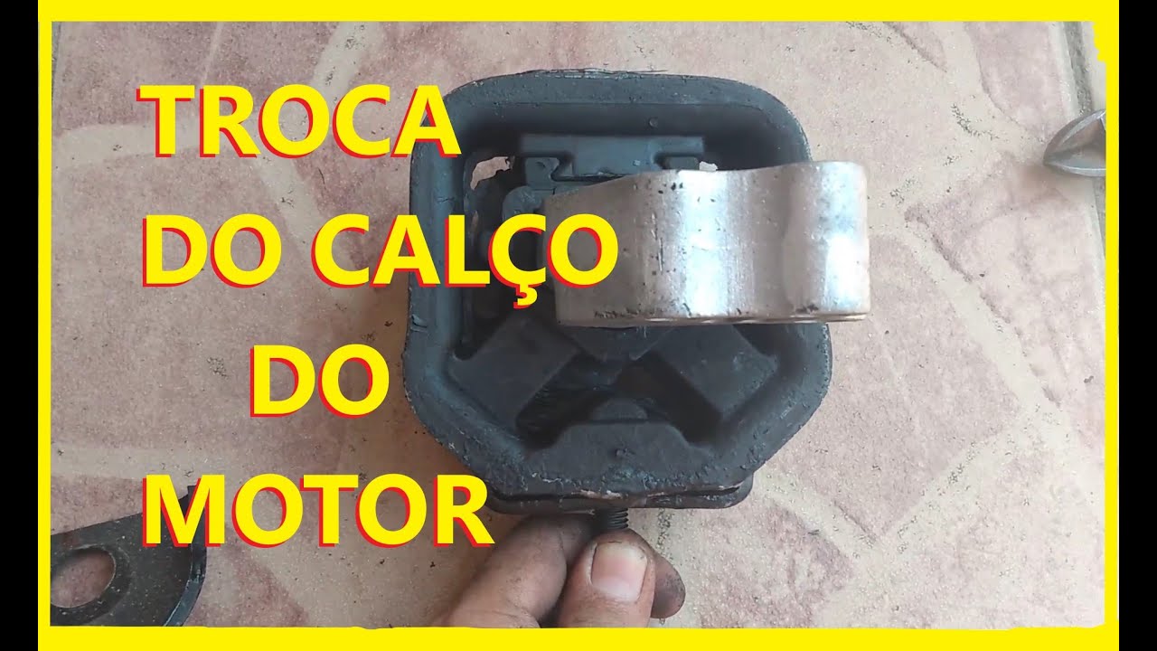 TROCA DO CALÇO DO MOTOR EM CASA - YouTube