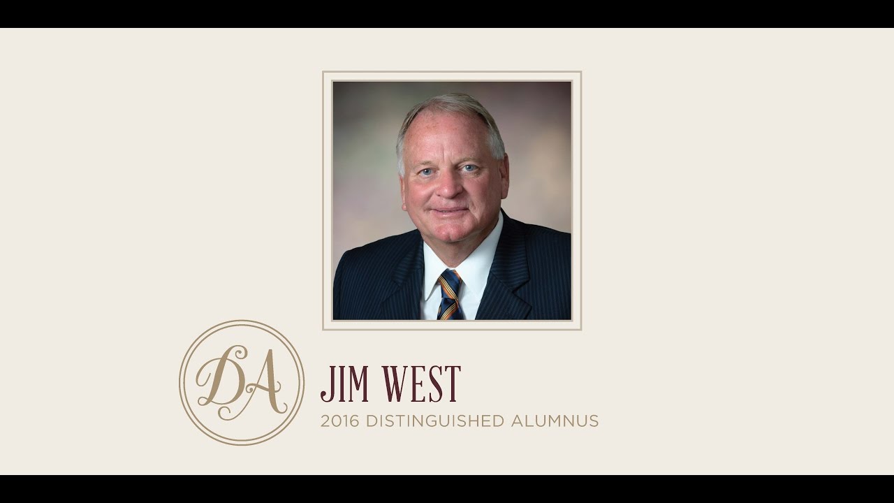 2016 Texas State University Distinguished Alumnus, Jim West - YouTube