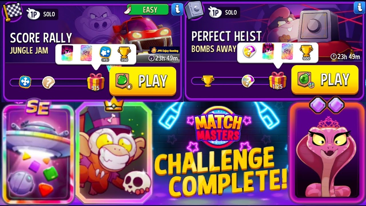 2 Solo/ (EASY) Jungle Jam+Bombs Away Score Rally 915 Score/ Bombs Away ...