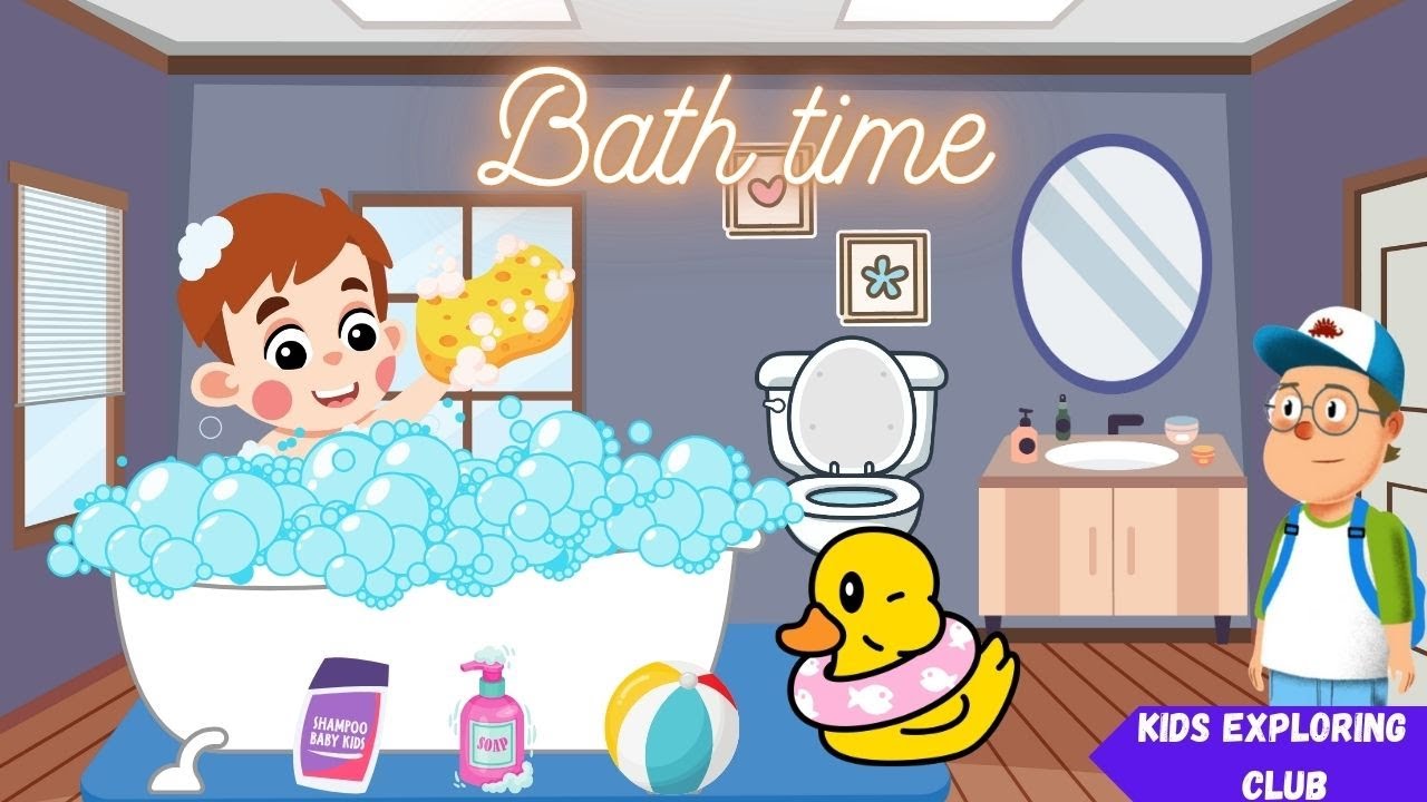 Bath Time | Nursery Rhymes | Kids Songs | - YouTube