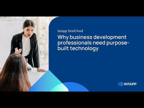 Why business development professionals need purpose built technology ...