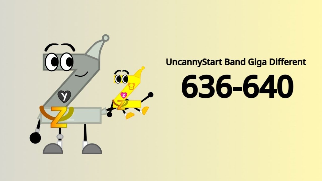 UncannyStart Band Giga Different 636-640 - YouTube