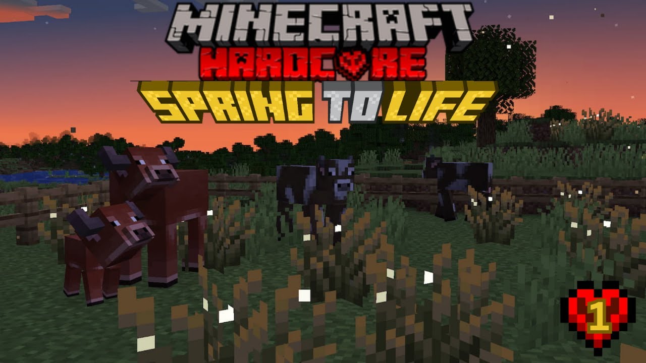 New Spring to Life Update Hardcore Minecraft | Live Series - YouTube