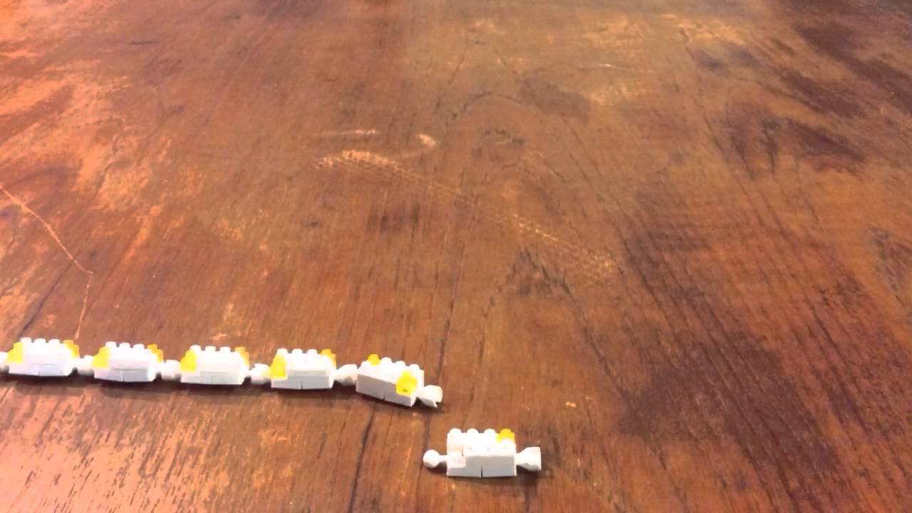 Nanoblock - White Snake - Stop Motion - YouTube