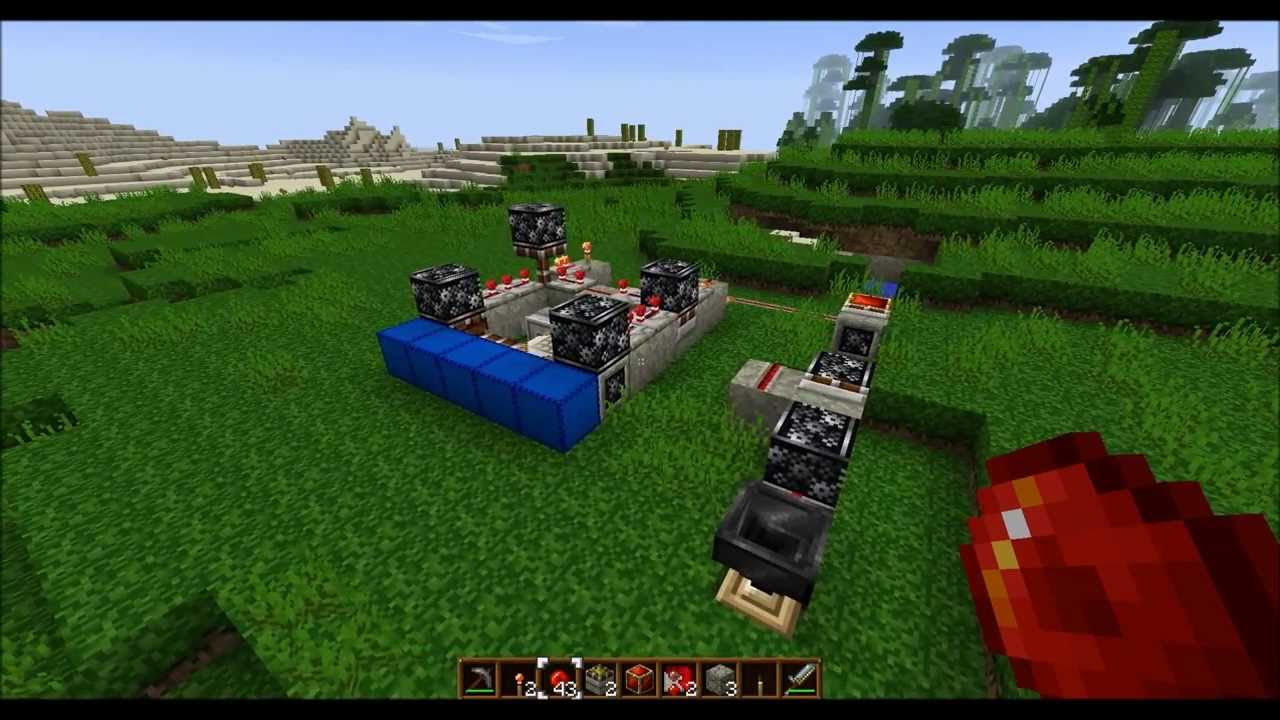 Minecraft 1.7.4, Blockwechsler, block changer - YouTube